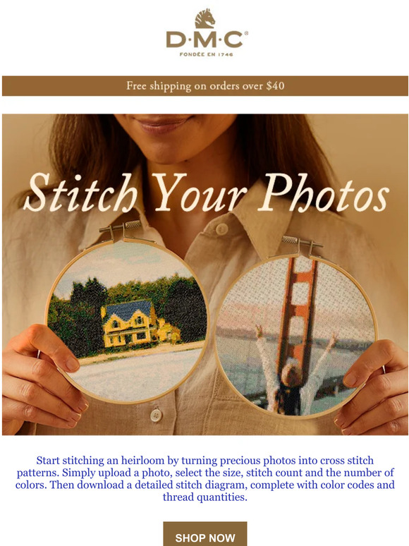 DMC: Stitch Your Photos! | Milled
