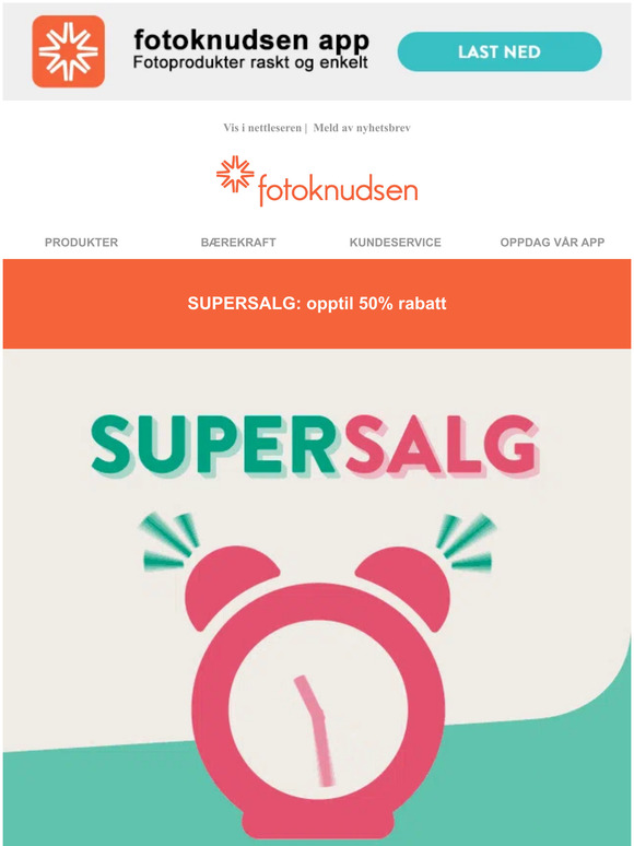 fotoknudsen: Spar opptil 50% på vårt SUPERSALG | Milled