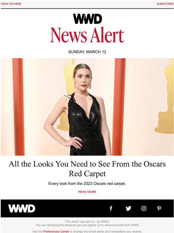 Women's Wear Daily: All the Looks You Need to See From the Oscars Red ...