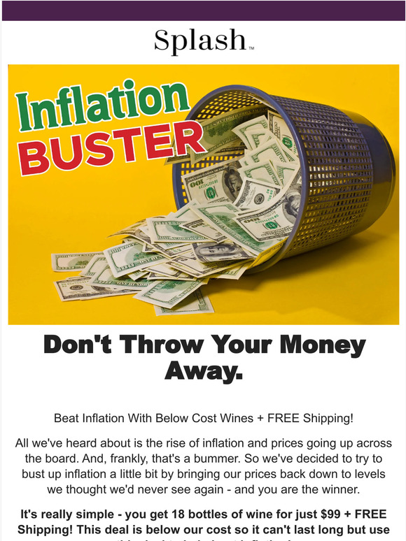 Splash Wines: Spring Forward, Flach Back! The Inflation Buster 18-Pack ...