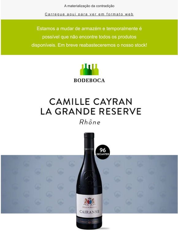 Bodeboca: Camille Cayran Grande Reserve: 96 Decanter por menos de 10 ...