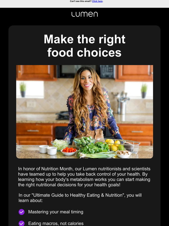 Lumen: The Ultimate Nutrition Guide is here! 🍎 | Milled