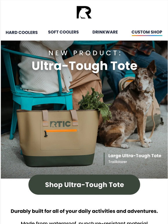RTIC: Get the all-new Ultra-Tough Tote | Milled