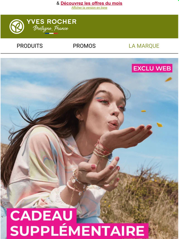 Yves Rocher: Quel produit OFFERT allez-vous choisir? | Milled