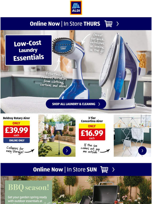 Aldi UK: Laundry day made easy with these handy essentials! | Milled