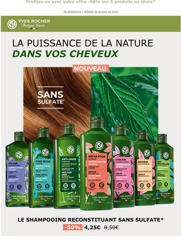 Yves Rocher: Notre nouvelle gamme capillaires est arrivée | Milled