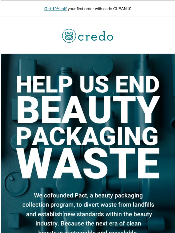 Credo Beauty: Credo x Pact: The next era of clean beauty | Milled