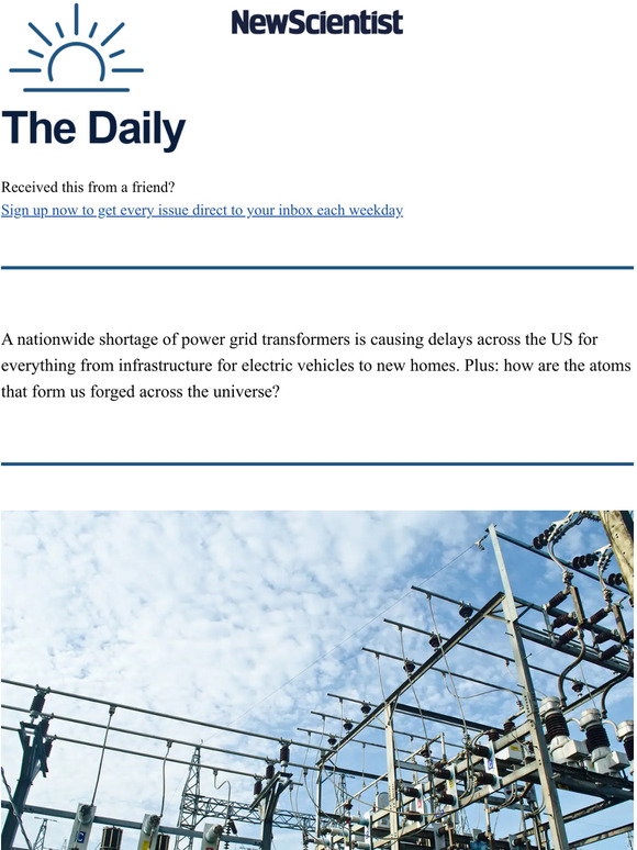 New Scientist: Power transformer shortage wreaks havoc in US | Milled