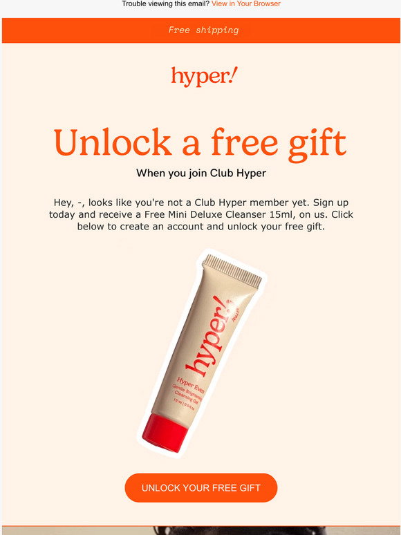 Hyper Skin: Here's a free gift, —. The first of many | Milled
