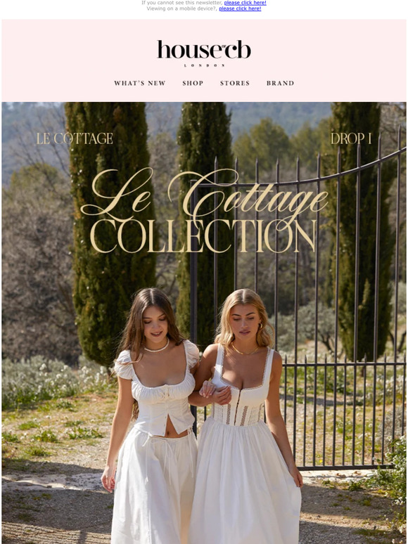House of CB: Spring Sunshine Inside: Le Cottage collection has finally ...