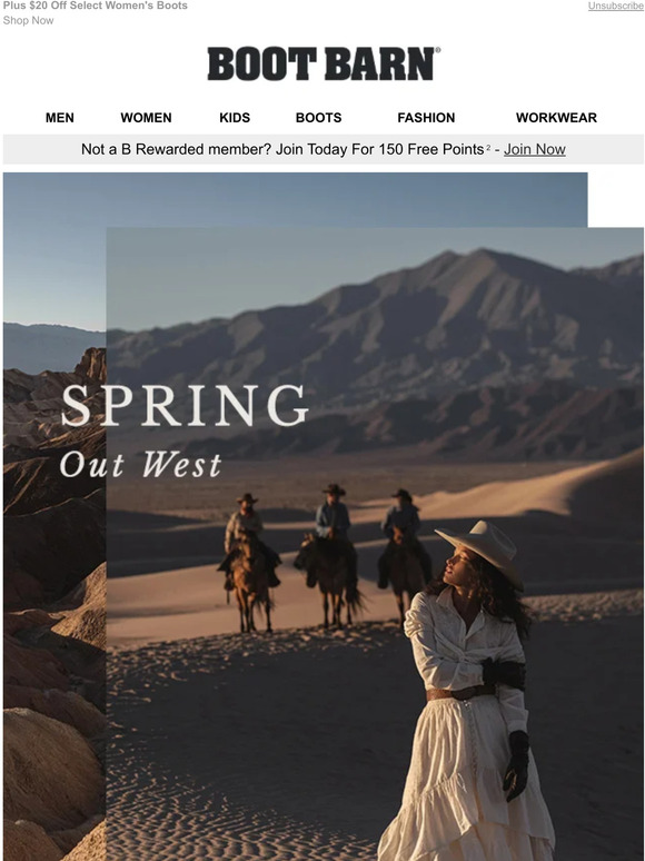 Boot Barn: The Spring Boot Report | Milled