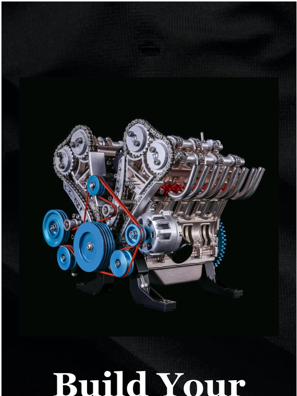 Enginediy: He Built A Working V8 Engine | Milled