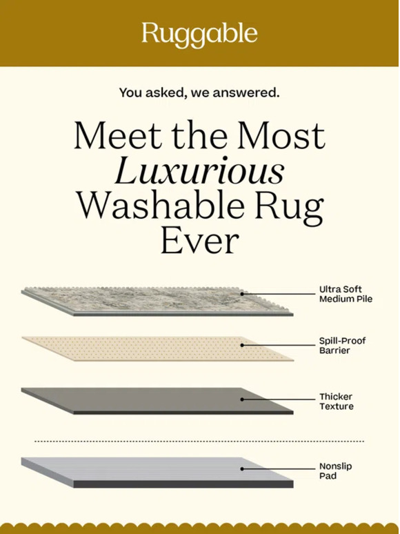 Ruggable: The Most Luxurious Washable Rug Ever | Milled