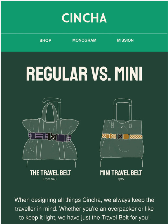 Cincha Travel: Are You a Light Packer or an Overpacker? 🧳🧳 | Milled