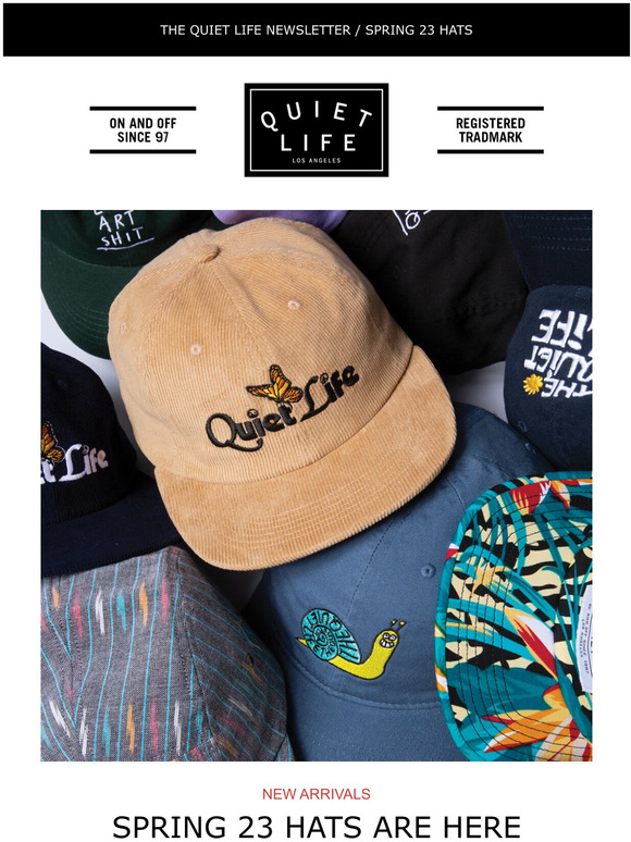 The Quiet Life: The Quiet Life Hats for Spring 23 Are Here 🌻 | Milled