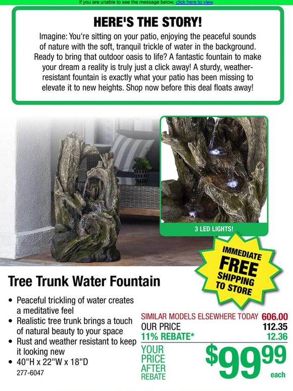 Menards: Pump Barrel Fountain Under $30! | Milled