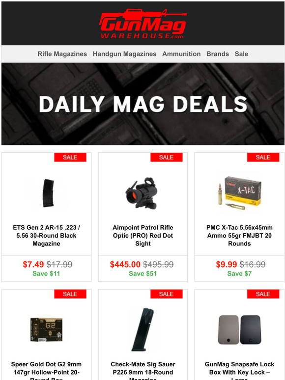 GunMag Warehouse: Tuesday Deals Are Here! | ETS Gen 2 AR-15 30-Round ...