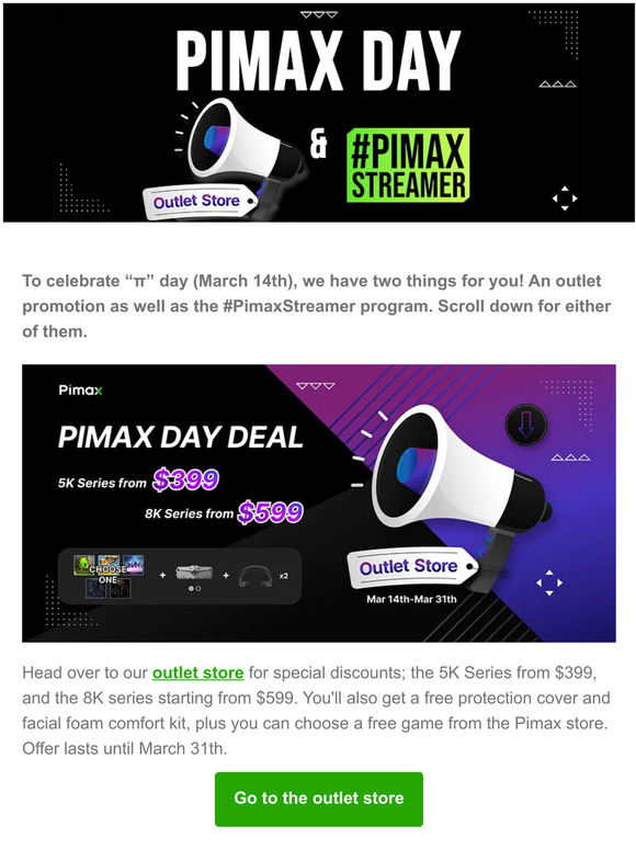 Pimax: 2023 Pimax Day: Discount & Streamer program | Milled
