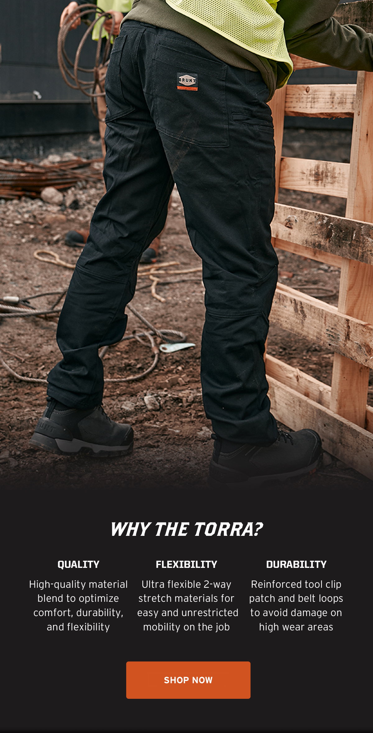 BRUNT Workwear (US): The Everyday Work Pant | Milled