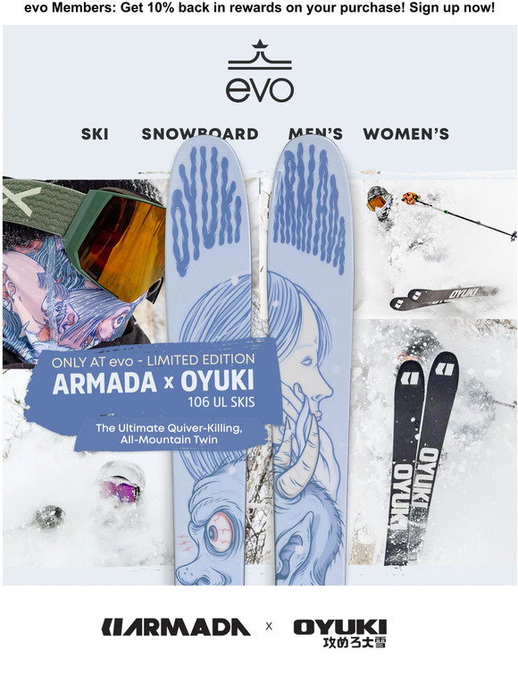 Evo: Just Dropped! Limited Edition Armada x OYUKI ARV 106 UL | Milled