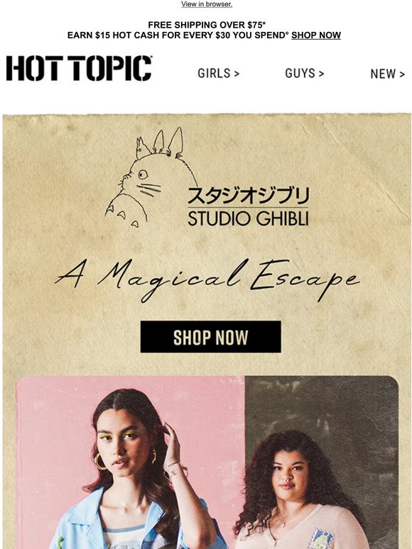 Hot Topic: All aboard! Destination: Studio Ghibli ️ | Milled