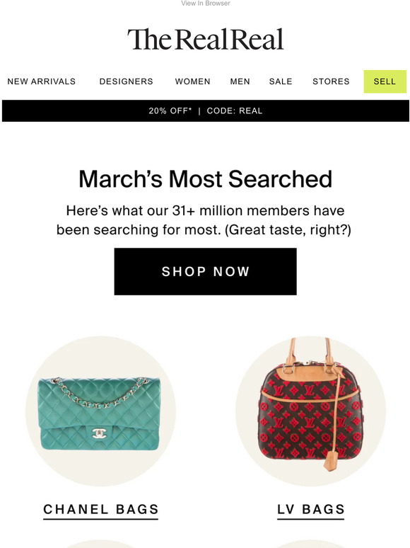 The RealReal: Our most searched-for items right now | Milled