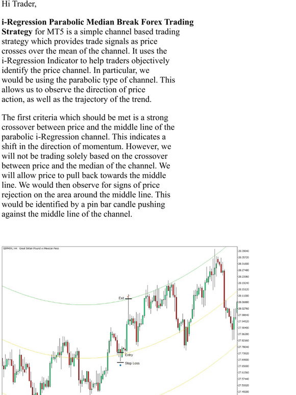 Forex MT4 Indicators: [New] i-Regression Parabolic Median Break Forex ...