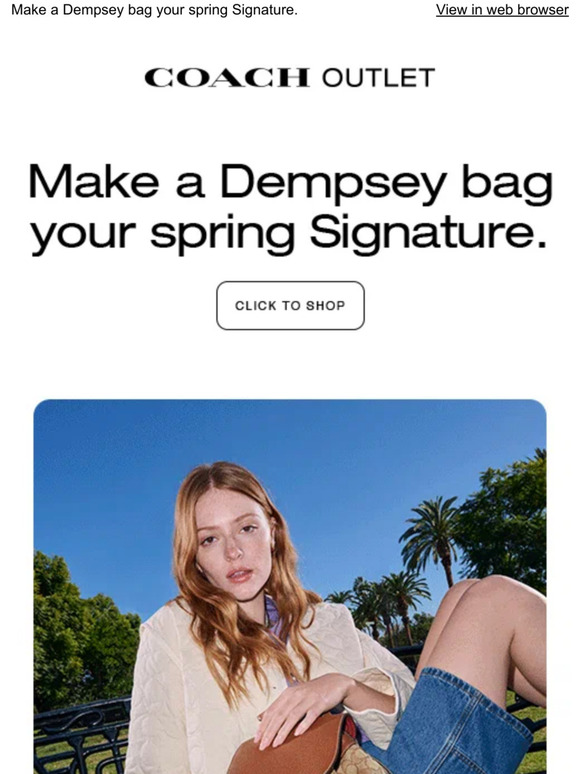 Coach: Our New Dempsey Bags Are In | Milled