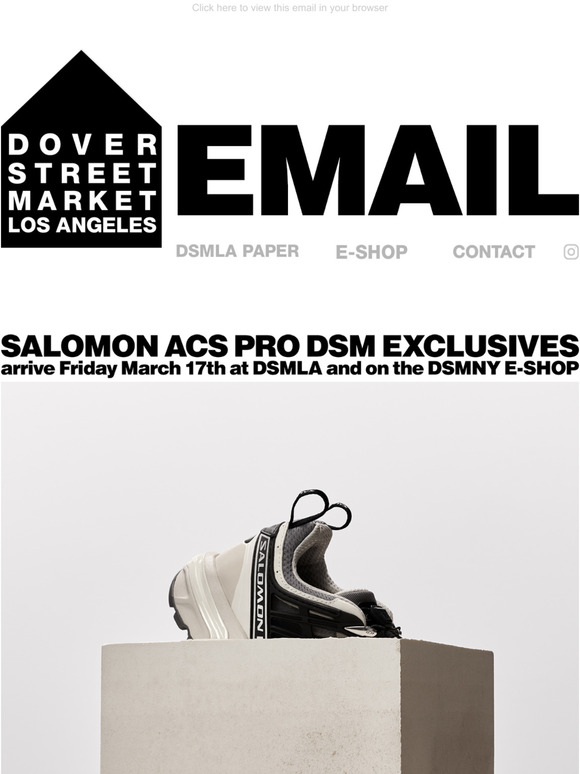 Dover Street Market: Salomon ACS Pro DSM Exclusives arrive Friday March ...