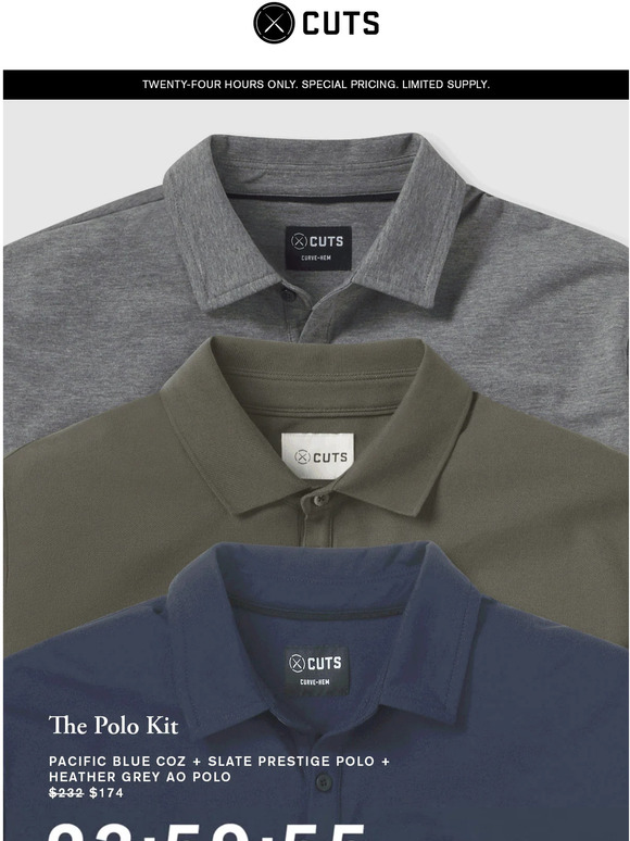 Cuts: The Polo Kit: 3 Polo Styles at a Special Price | Milled