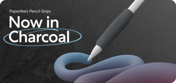 Paperlike: Paperlike Pencil Grips: Now in Charcoal | Milled