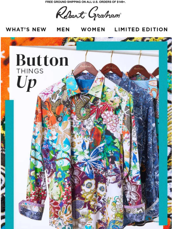 Robert Graham: Button these up and get in on the NEW. | Milled