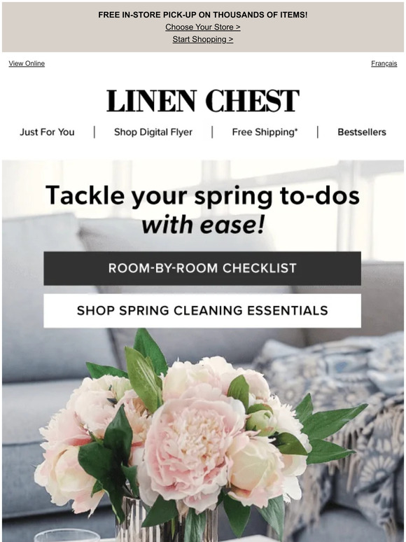 Linen Chest: Checklist📝| Tips for a Clutter-Free Spring > | Milled