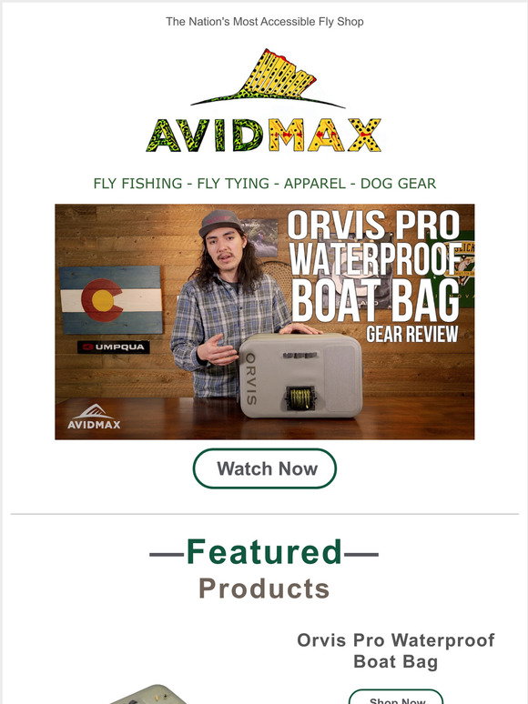 AvidMax: Gear Review NEW 2023 Orvis PRO Boat Bag | Milled