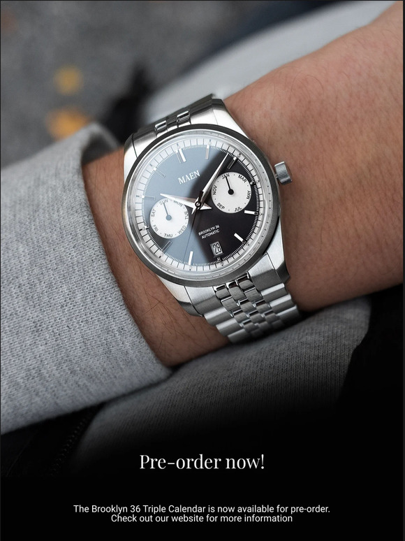 MAEN Watches: Brooklyn 36 - Now Available For Pre-order! | Milled