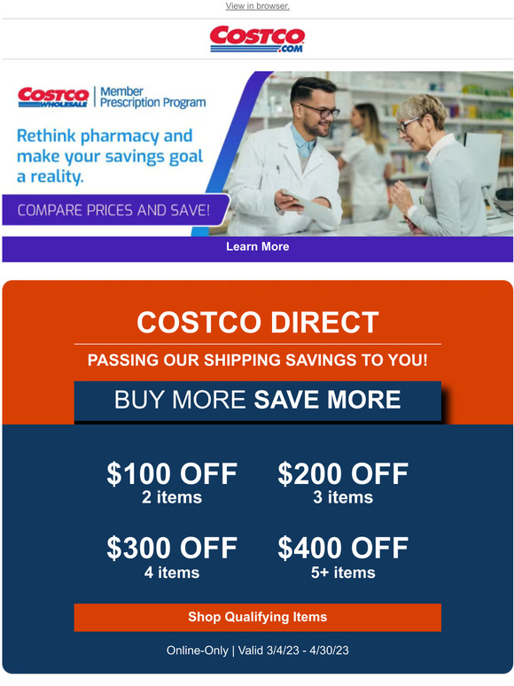 Costco: Buy More & Save with Costco Direct! Shop Patio, Furniture, TVs ...