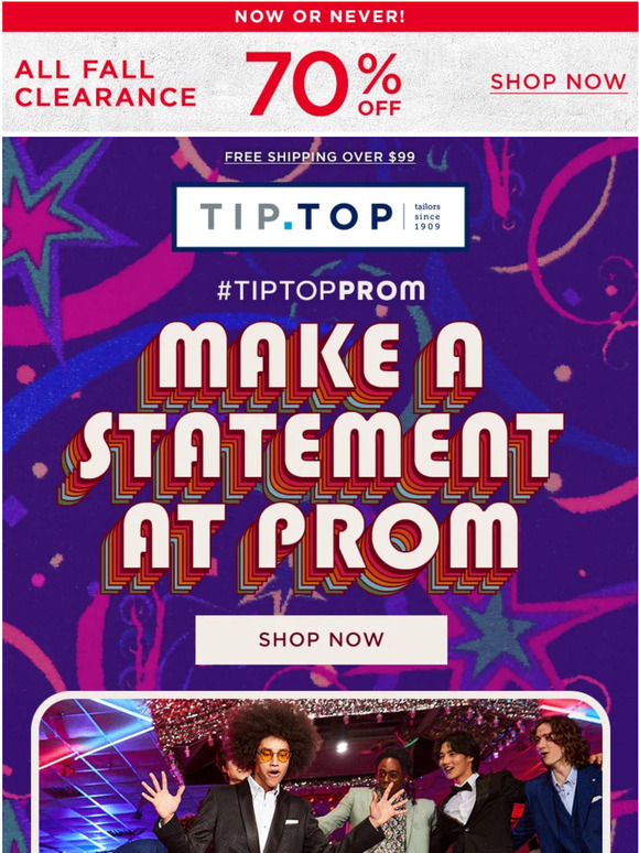 Tip Top Tailors: Prom Night Coming Soon? | Milled