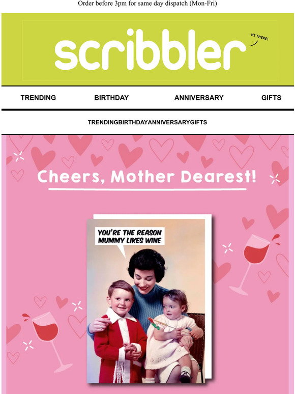 Scribbler: There's still time to order before Mother's Day! 🏃 | Milled