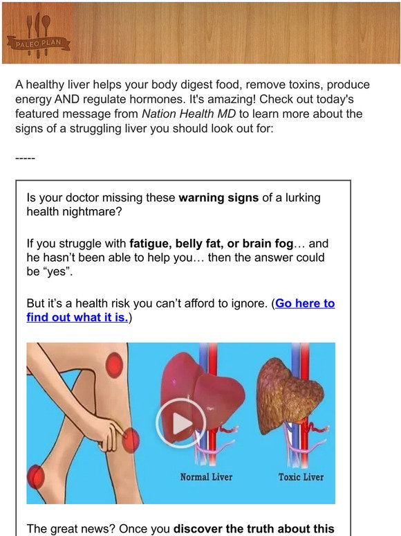 PaleoPlan: Warning Signs Your Liver Is In Trouble (See The Symptoms ...