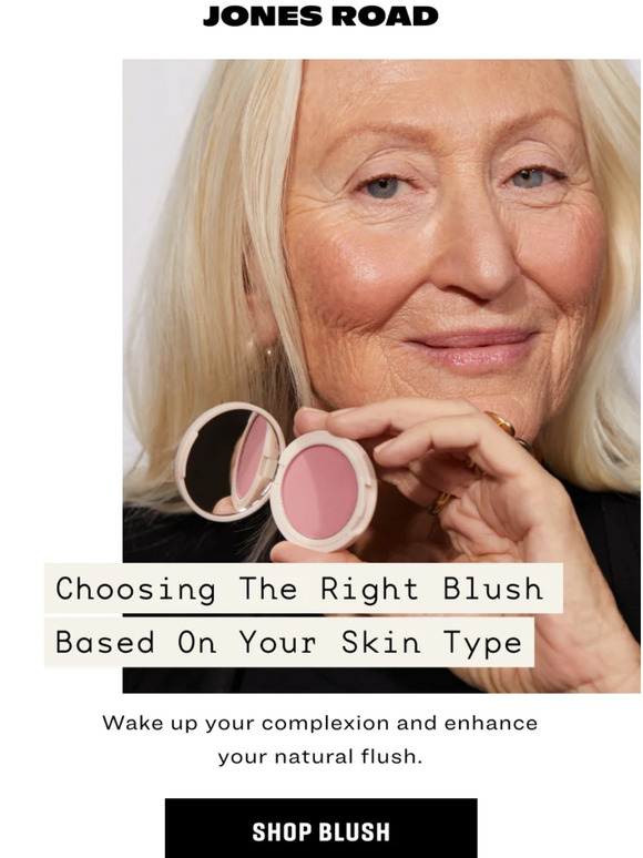 Jones Road Beauty: Choosing the right blush based on your skin type ...
