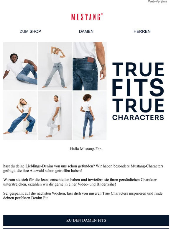 Mustang Jeans: True Characters präsentieren... | Milled