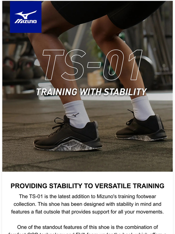 Mizuno: Introducing The TS-01 – An Ideal Choice For Any Training ...