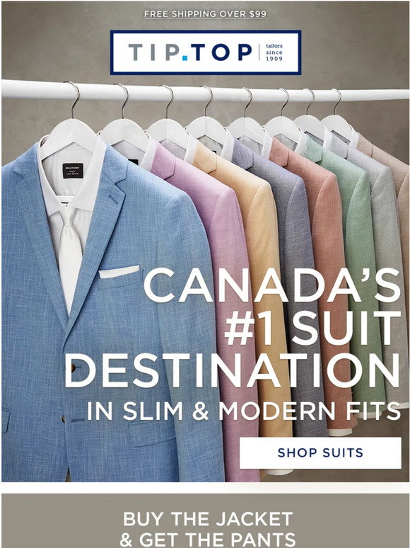 Tip Top Tailors: Suits From $279 | Milled