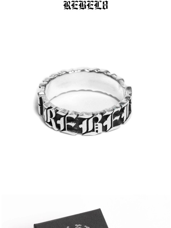 Rebel8: LEGACY RING BACK IN STOCK NEW SIZES AVAILABLE | Milled