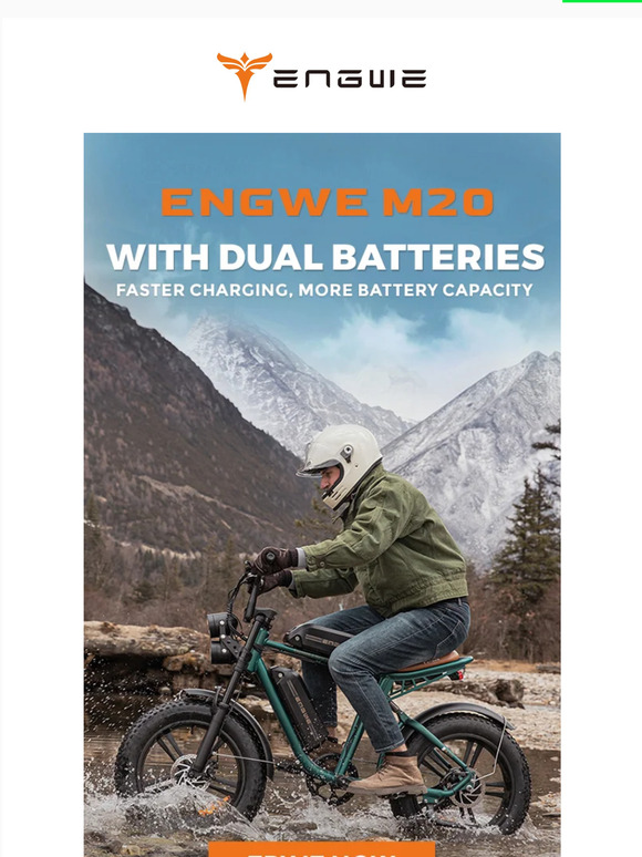 Engwe: 🔋🔋Unlock the Power of the ENGWE M20! | Milled