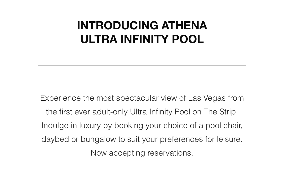 Resorts World: Introducing Athena Ultra Infinity Pool | Milled