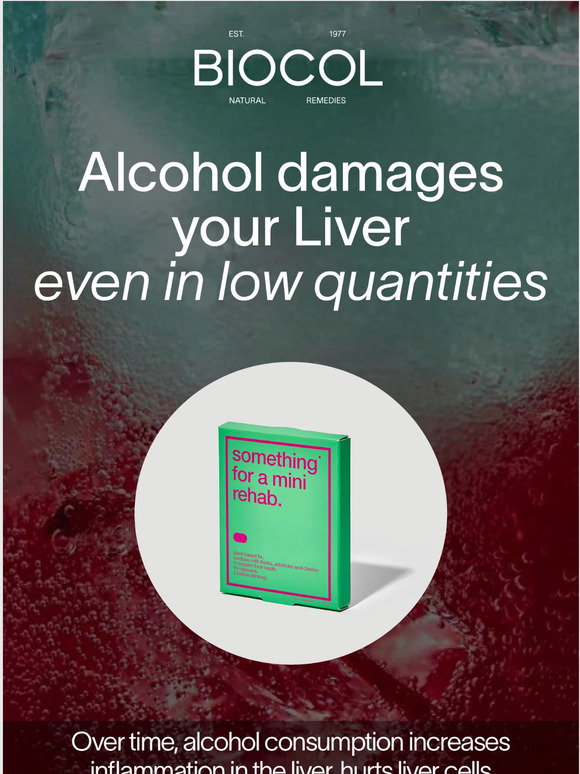 Biocol Labs: How to protect your liver from alcohol 🍷 | Milled