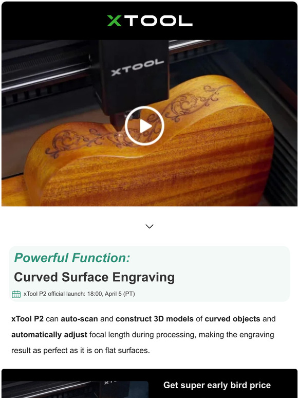 xtool: ⏰ Livestream: Valentine's Day Gift Making with xTool F1 Update ...