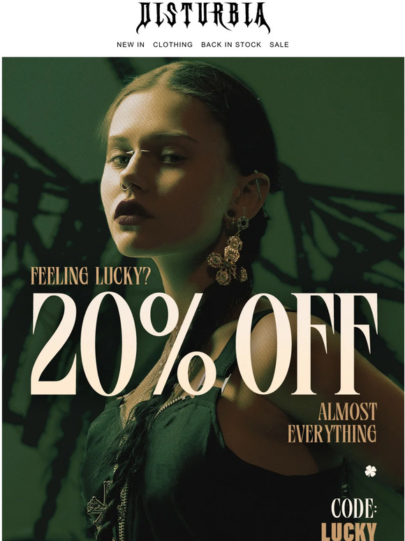 Disturbia: Feelin’ LUCKY, punk? 🍀 | Milled