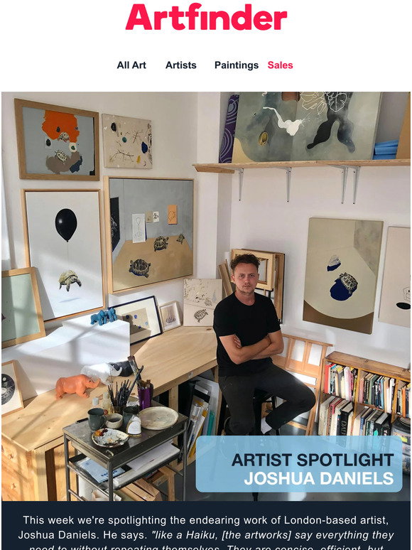 Artfinder: Artist spotlight: Joshua Daniels 🐢 | Milled